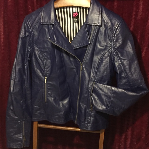 2B Bebe | Jackets & Coats | 2b Bebe Faux Leather Moto Jacket | Poshmark